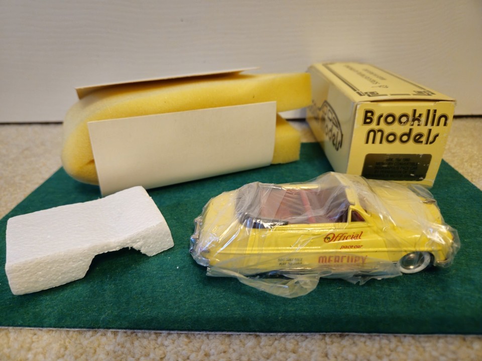 BROOKLIN MODELS BRK 15X 1950 MERCURY PACE CAR FACTORY SPECIAL "NOS" NEW ...