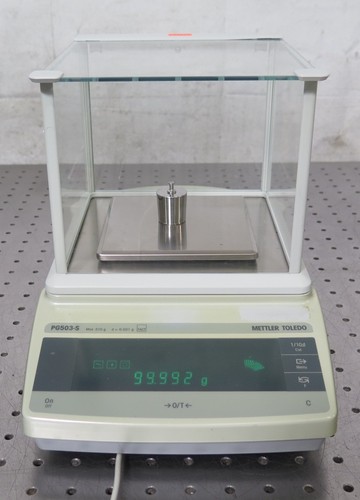 R199154 Mettler Toledo PG503-S Balance Scale Max 510g d=0.001g w/ Power ...