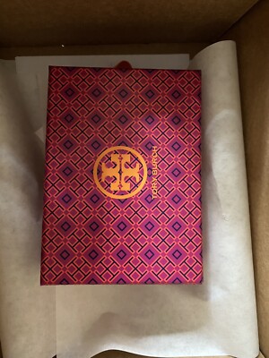 Tory Burch Gift Card Box with Elastic Band - 5.25" by 3.75" by 1.75" | eBay