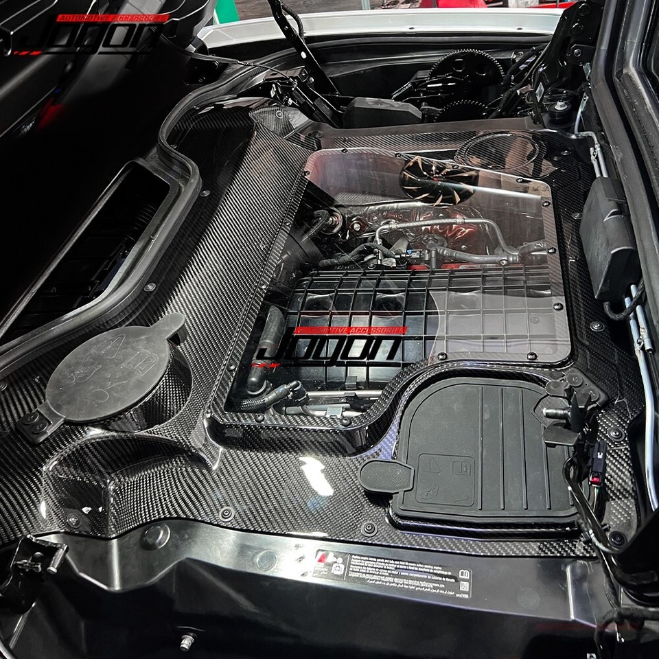 2020-2024 Corvette C8 Stingray Convertible Carbon Clear HTC Engine Bay ...