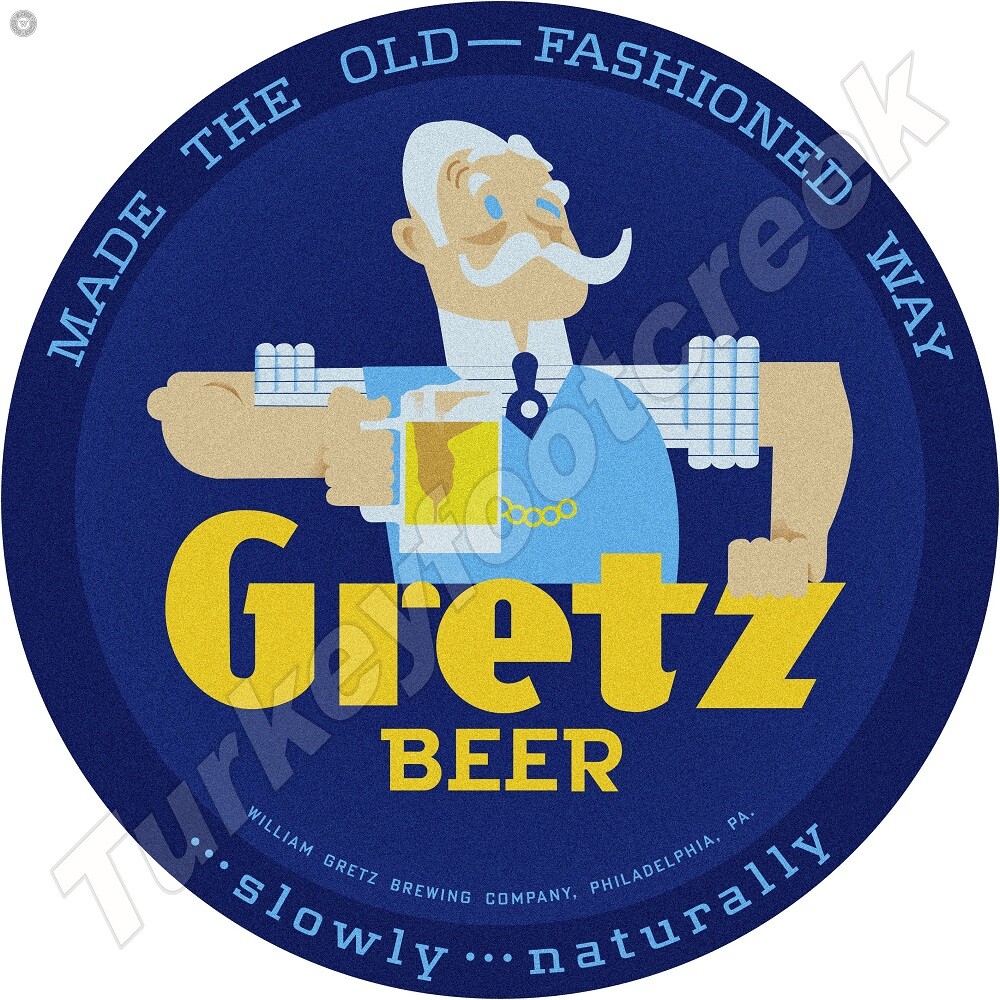 Gretz Beer 11.75" Round Metal Sign | eBay