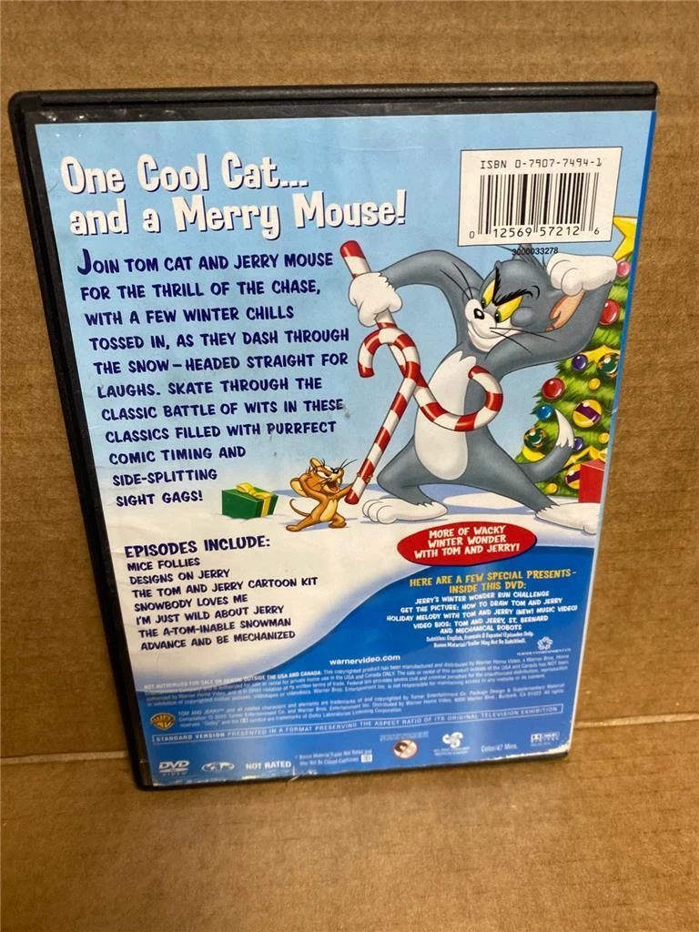 Tom And Jerry Paws For A Holiday Vhs