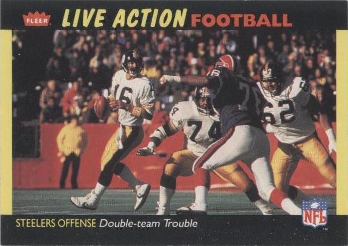 1987 Fleer Live Action Football - Pittsburgh Steelers #43 for sale ...