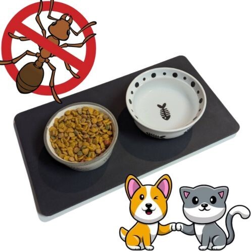 Ant Proof Pet Food Tray | Pest / Bug / Insect Blocker Cat Dog Food Bowl ...