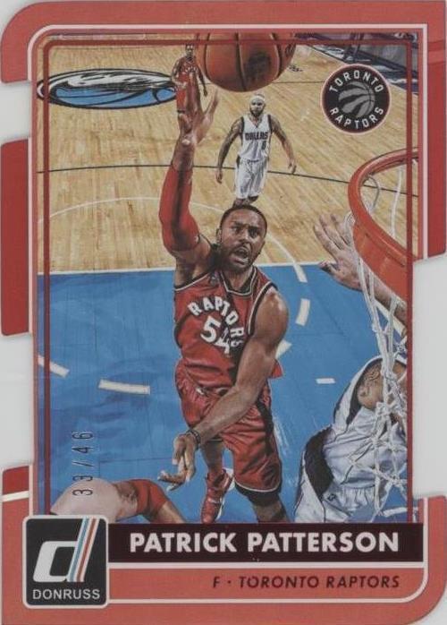2015-16 Panini Donruss - Patrick Patterson #50 Inspirations Die-Cut /46 ...