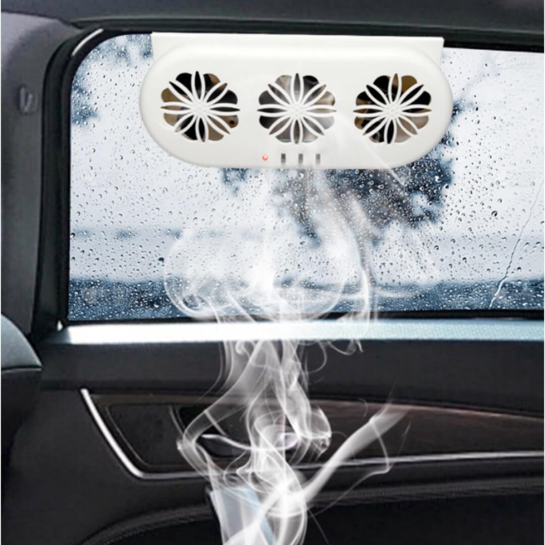 Solar Car Fan Window Vent Car Solar Ventilation Fan Window Ventilation ...