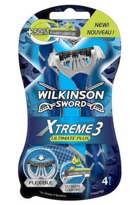 Wilkinson Xtreme3 Ultimate Plus Einweg 4er Pack | eBay
