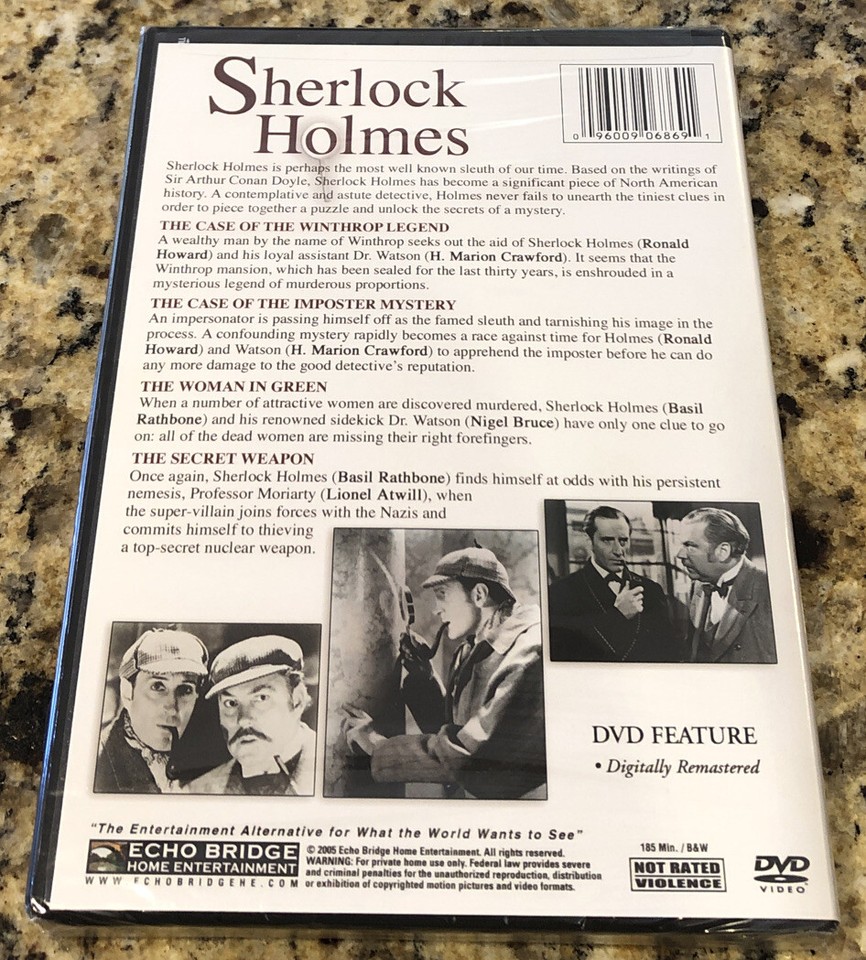 TV Classics: The World's Most Famous Detectives: Sherlock Holmes - New ...