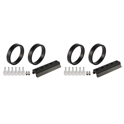 2X Führungs Kit Für Teleskop Rohr Durchmesser Oder Sucher Von 43 mm bis ...
