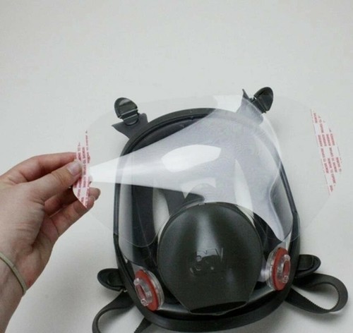3M 6685/07142 Clear Lens Cover for 6000 Series Full Face Respirators 25 ...