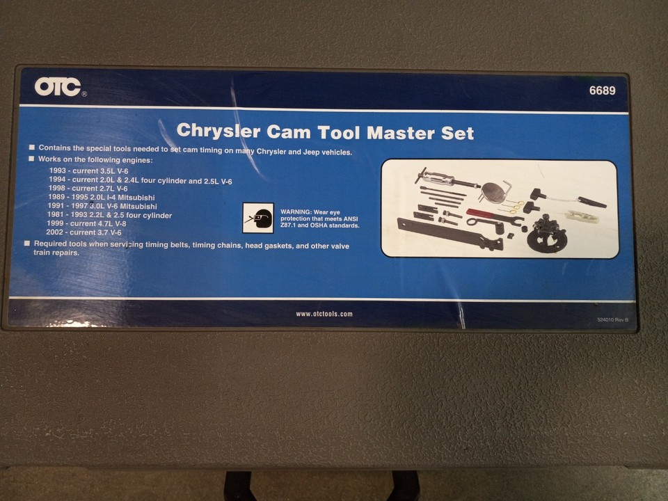 OTC Chrysler Cam Tool Master Set 6689 | eBay