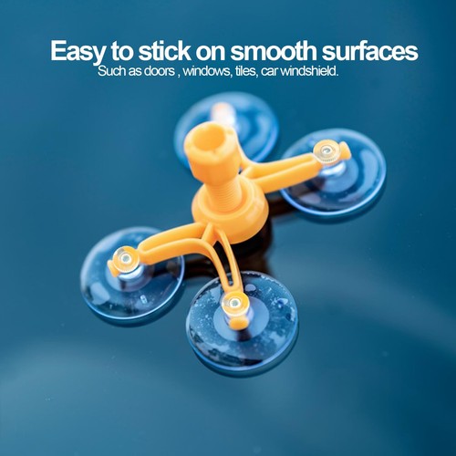 Heavy Duty Transparent Suction Cups for Hanging 6 Pack Waterproof and ...