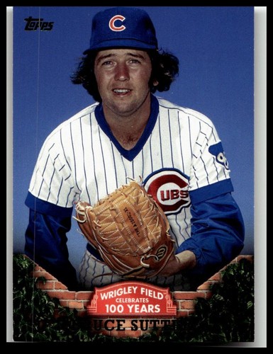 2016 Topps 100 Years at Wrigley Field #WRIG-7 Bruce Sutter Chicago Cubs ...