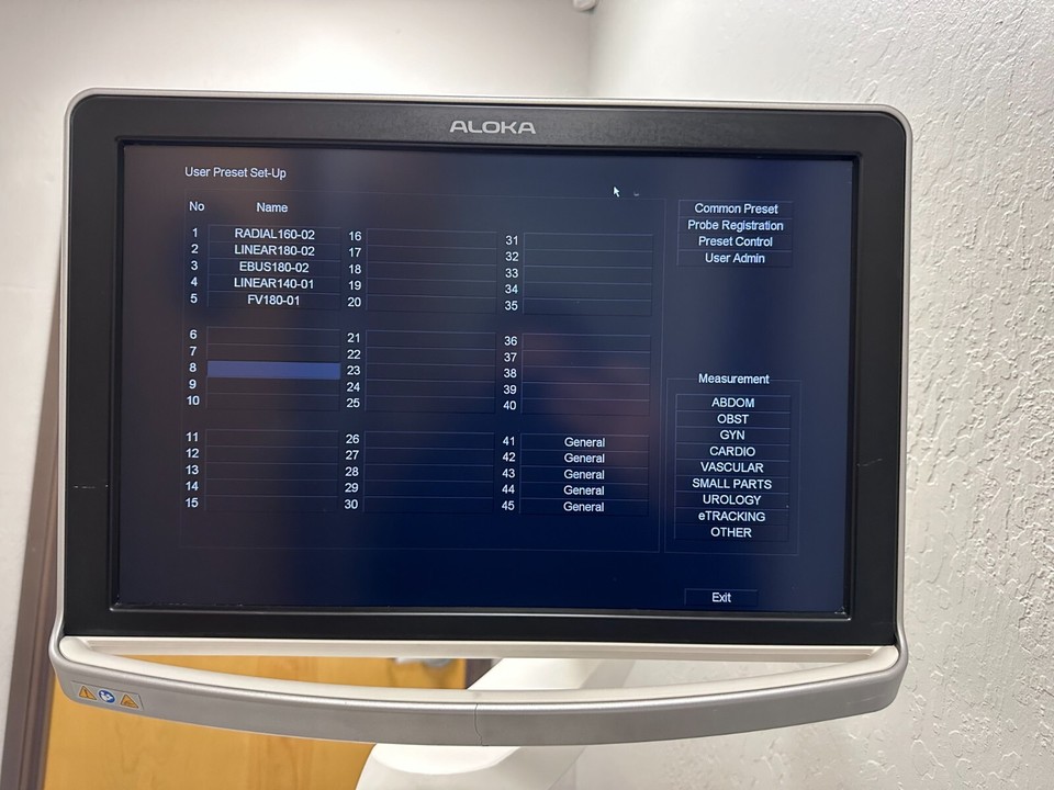 ALOKA PROSOUND F75 PREMIER ULTRASOUND SYSTEM | eBay