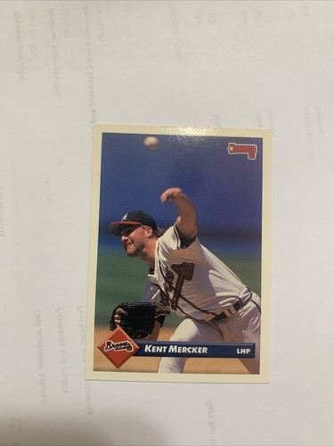 1993 Donruss Baseball Kent Mercker#2 | eBay