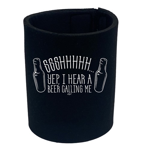 Shh Hear A Beer Pint Alcohol Funny Can Bottle Stubbie Novelty Gift ...