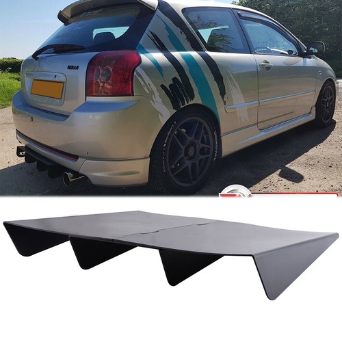 Rear Diffuser Bumper 4Fins Splitter Lip Chin Finisher For Toyota ...