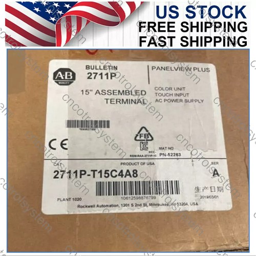 New Allen Bradley 2711P-T15C4A8 PanelView Plus 6 1500 Touch Screen - IN ...