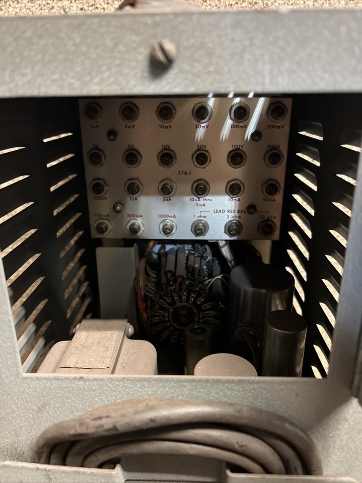 Vintage Millivac Instruments Model MV-77B DC Multimeter 115v 60Hz 6625 ...