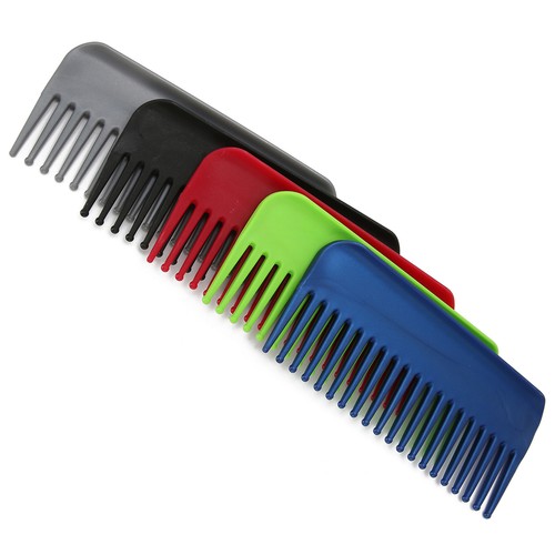 Wide Tooth Combs Hair Detangling No Handle Comb Wet Dry Hair Style ...