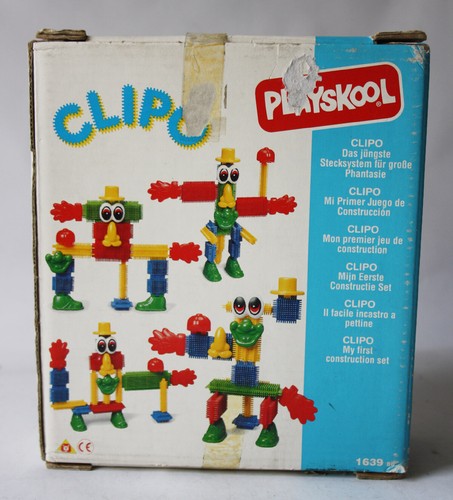 RARE VINTAGE 1991 PLAYSKOOL CLIPO FRIENDS BRICKS 23 PCS 2+ NEW ! | eBay