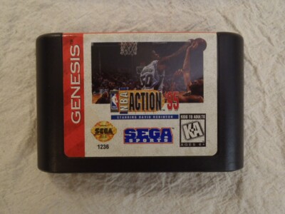 NBA Action '95 Starring David Robinson (Sega Genesis, 1995) 10086012361 ...