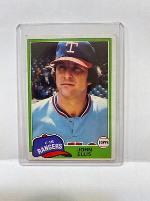 1981 Topps #339 John Ellis Texas Rangers Baseball Card | eBay