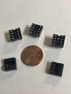 Lot 5 8-Pin IC Chip Socket Tray PCB Soldering Mount Holder @CPUCZ | eBay