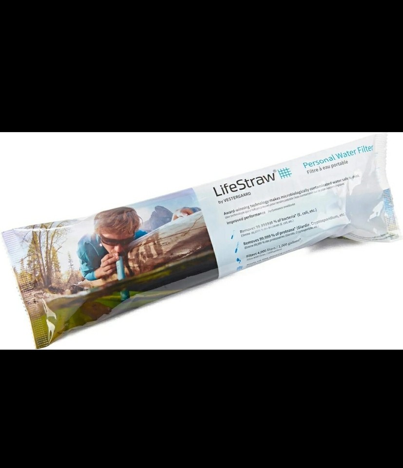 LifeStraw Personal Water Filter for Hiking Camping Travel Emergency ...