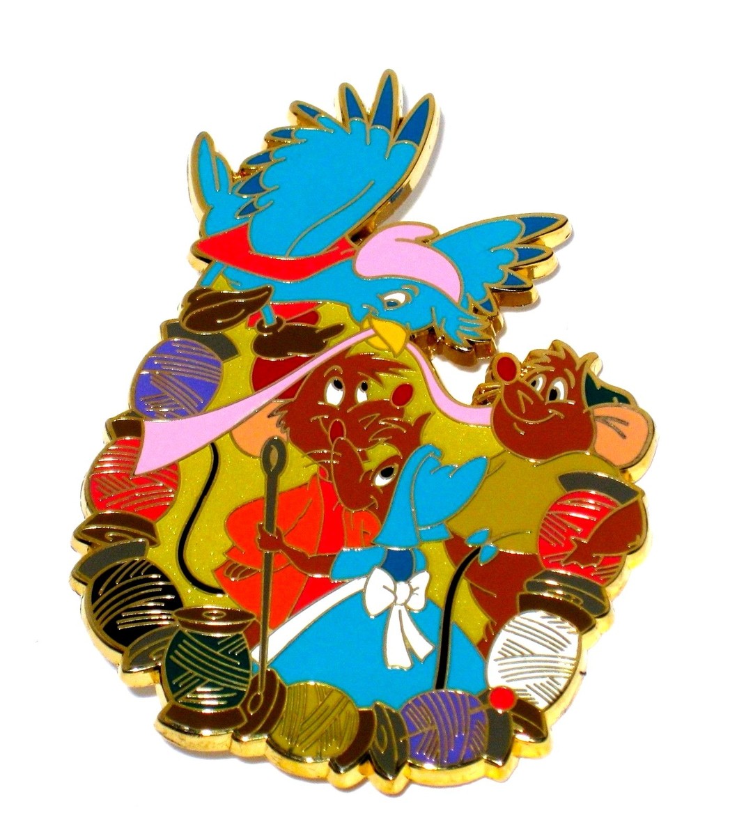 Cinderella Birds Holding Ribbon