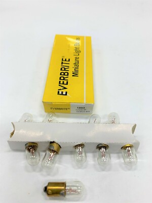 NEW 1 package of 10 individual Everbrite 1893 Automotive Light Bulbs | eBay