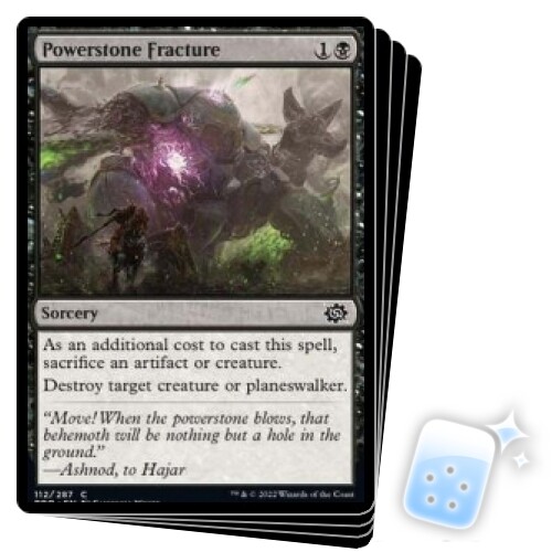 POWERSTONE FRACTURE X4 The Brothers' War BRO Magic MTG MINT CARD | eBay