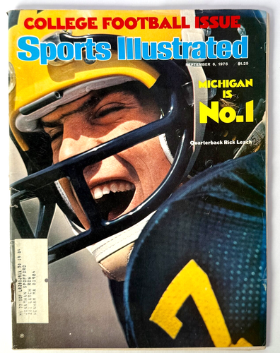 Sports Illustrated, September 6, 1976 Rick Leach, Michigan | eBay