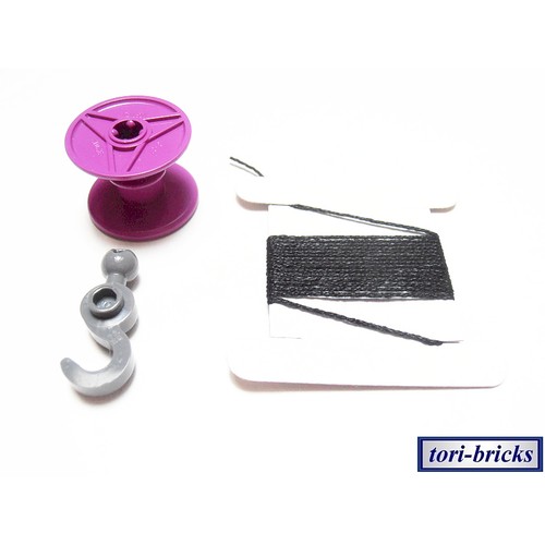 Lego Technik Schnur Trommel lila, Haken, Schnur 1 m # 32012 30395 | eBay