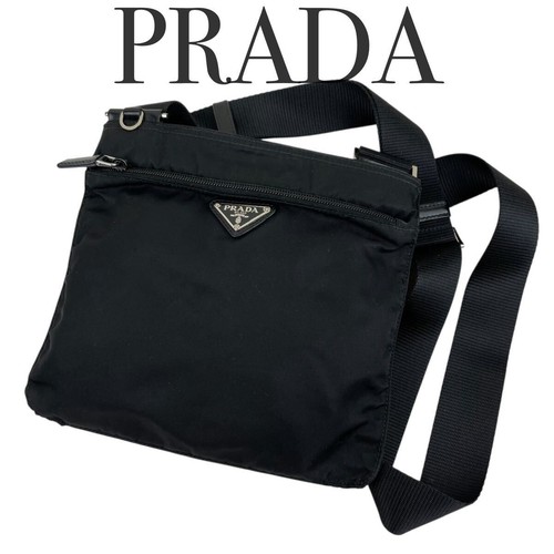 Good PRADA Shoulder Bag Sacoche Crossbody Diagonal Handbag Tote Bag ...
