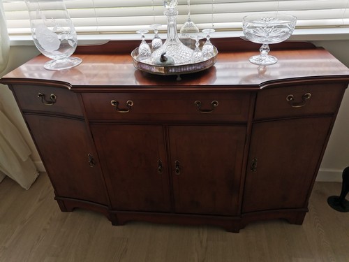 Large Solid Wood Sideboard Cabinet | eBay UK