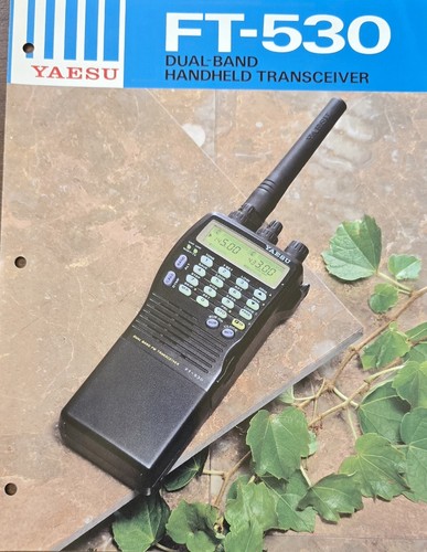 YAESU FT-530 Dual Band Handheld Transceiver Pamphlet | eBay