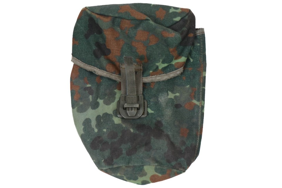 German Flecktarn Bundeswehr Army Canteen Pouch Fleck Camo Field Pouch ...