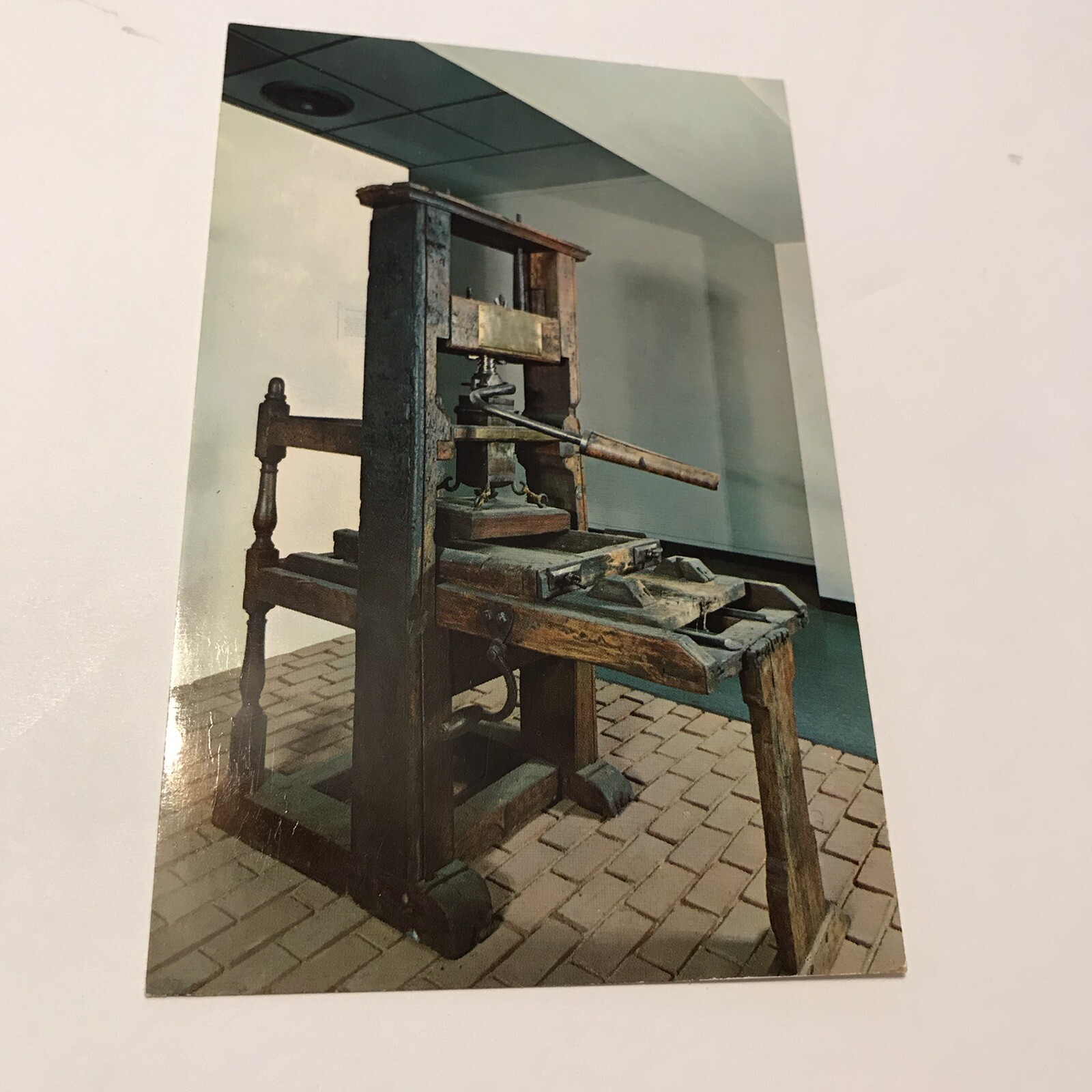 POSTCARD WA DC - Franklin Printing Press - Benjamin Franklin - Unposted ...