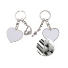 Sublimation Blank one Pair Couples keychain Gift Arrow Bow Love ...