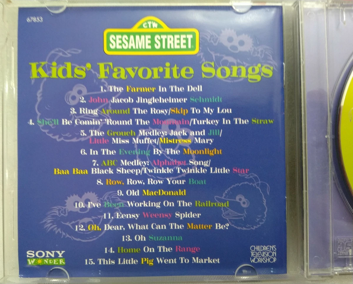 Sesame Street Kids Favorite Songs Cd