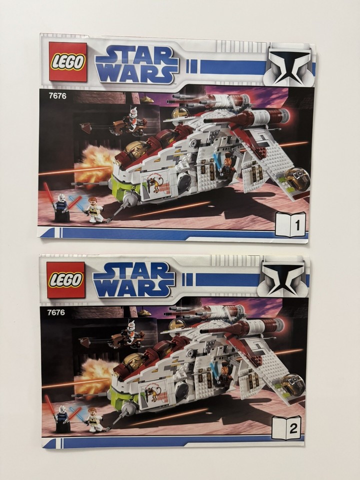 Lego 7676 Republic Attack Gunship |NEW| Open Box | Sealed Bags! Missing ...