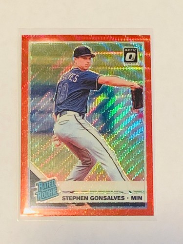 2019 Donruss Optic RATED ROOKIE #74 Stephen Gonsalves, Red Wave ...