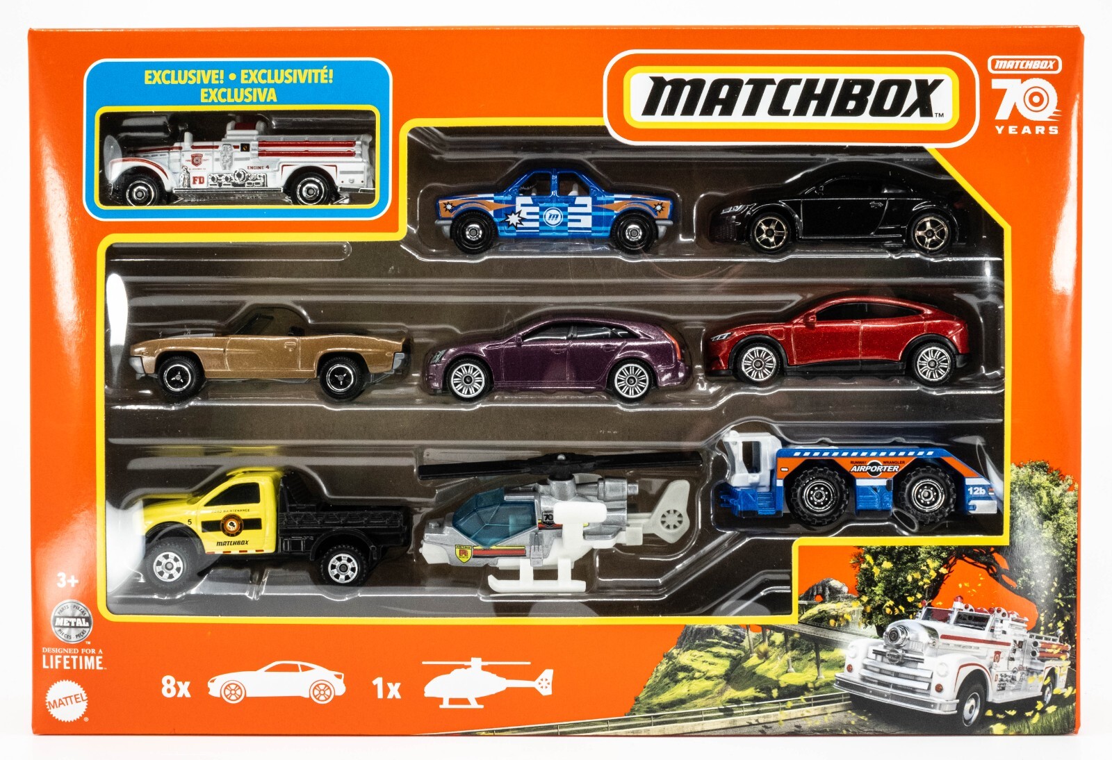 2023 Matchbox 9-Pack | Exclusive Seagrave Fire Engine | Audi | Cadillac ...