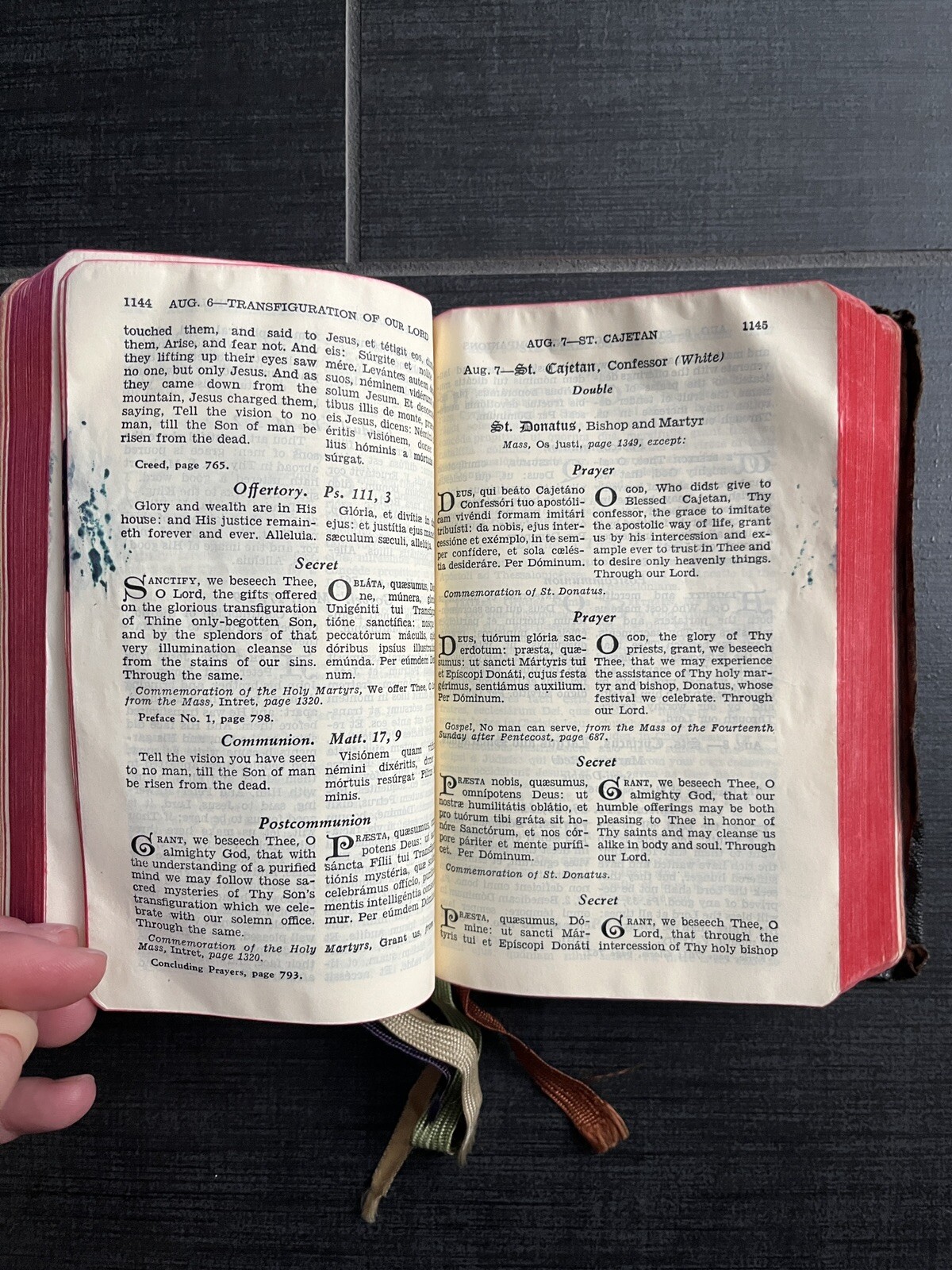 The New Roman Missal 1946 Father Lasance Latin English Benziger Bros | eBay