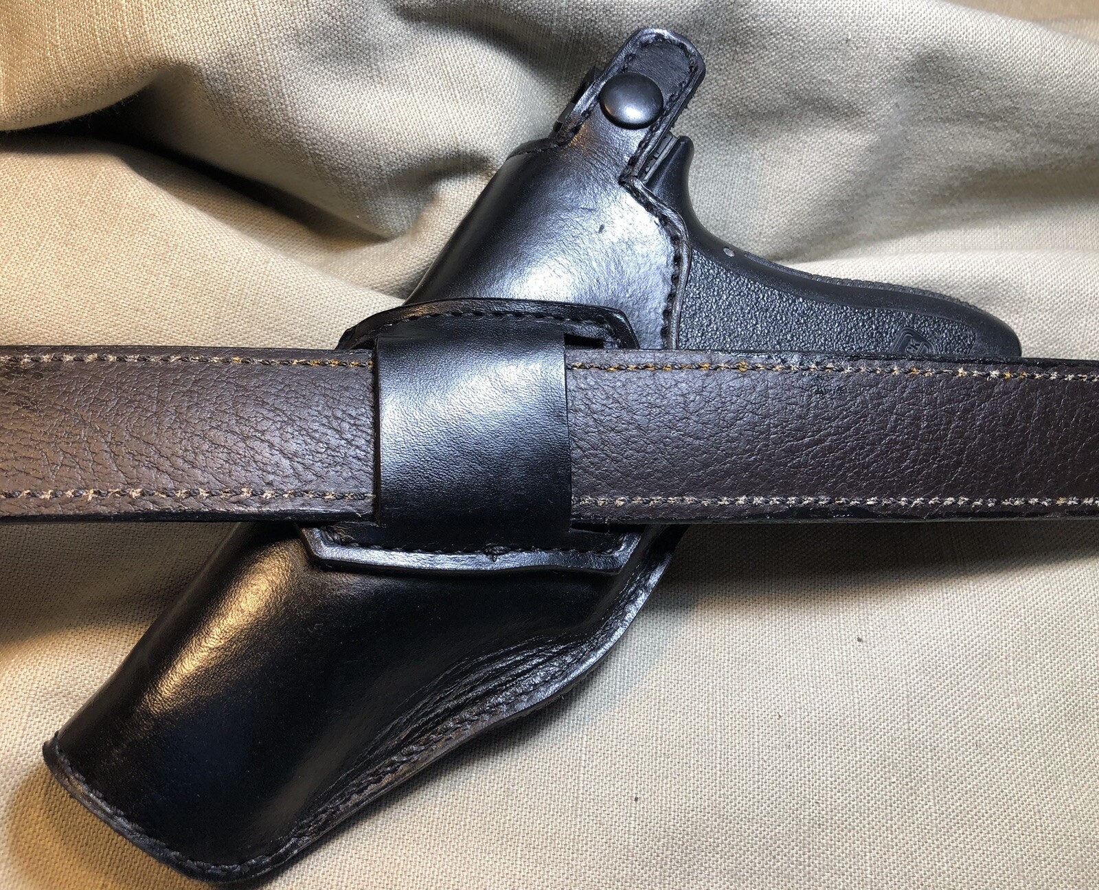 Leather Holster, Right Handed Cross Draw Holster | eBay