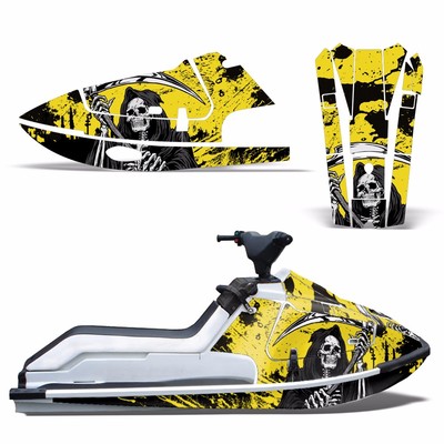 Jet Ski Graphic Decals Stickers Kawasaki X2 650 1986-1995 REAPER2 Y | eBay