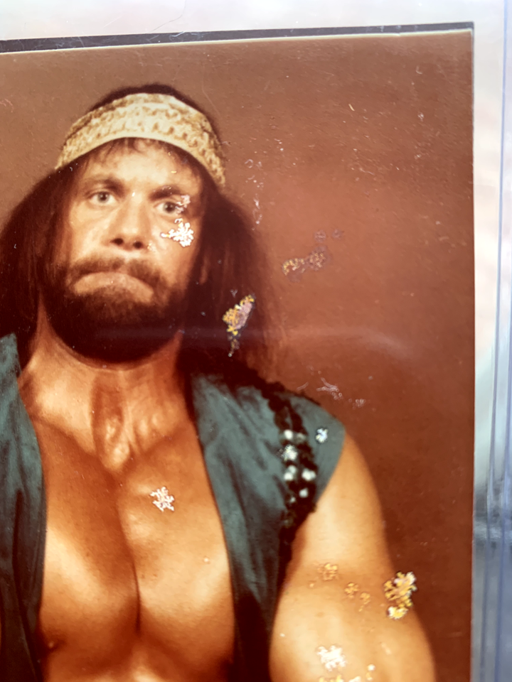 ORIGINAL 1983 Signed MACHO MAN RANDY SAVAGE POFFO ICW Wrestling Photo ...
