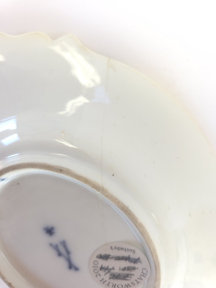 Meissen Dish Marcolini Period Hand Painted Harbour Scene Antique c1800 ...