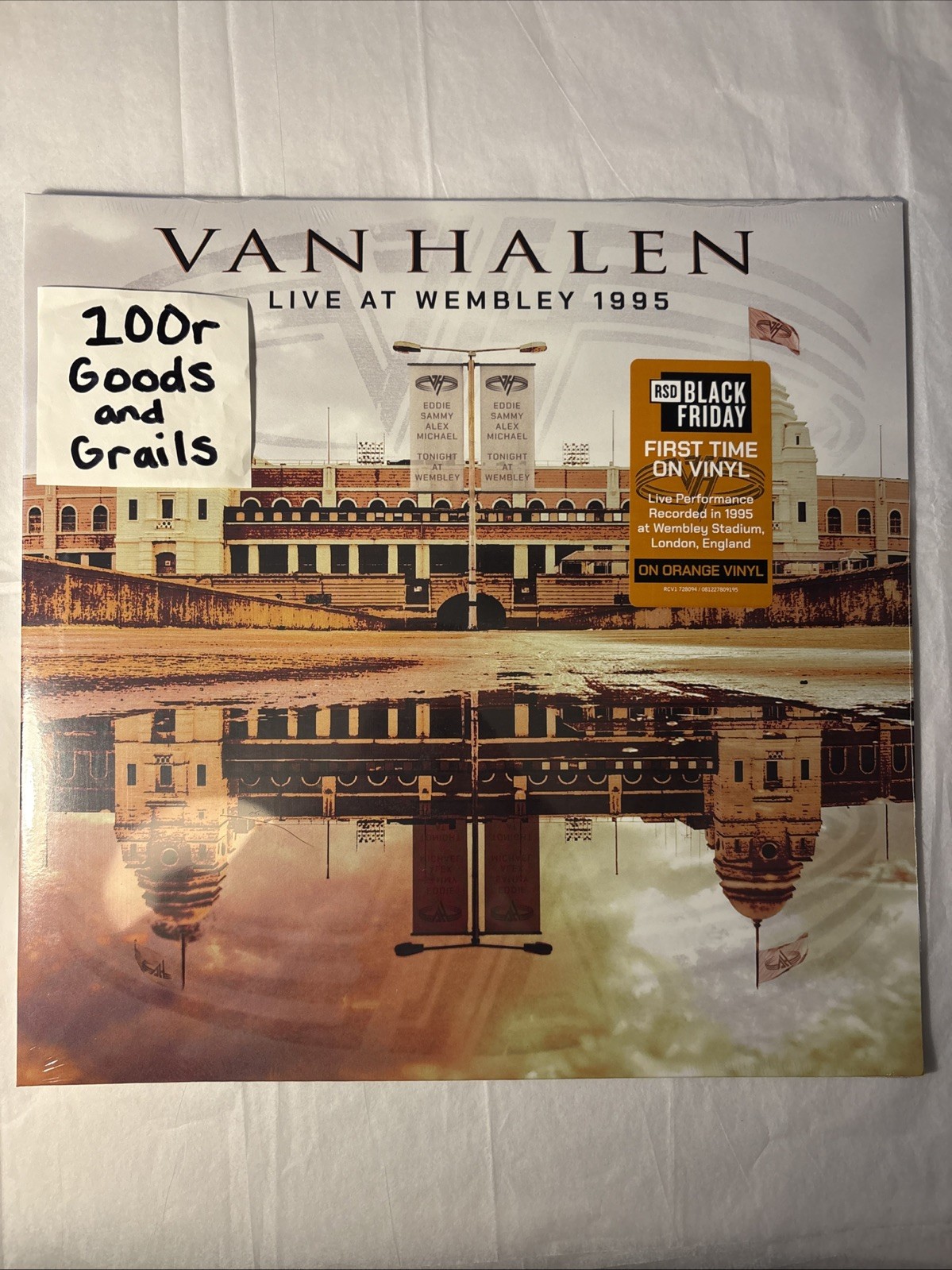 Van Halen Live Wembley 1995 LP RSD 2025 Limited Orange Vinyl New SHIPS ...